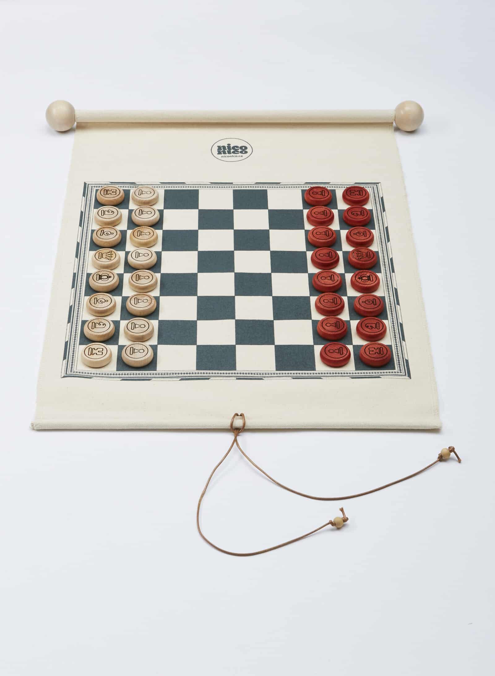 Canvas chess set - NicoNico